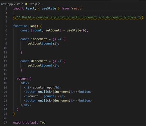 Codewithme Counter Usestate Counterapplication Reactjs Count Md Farook