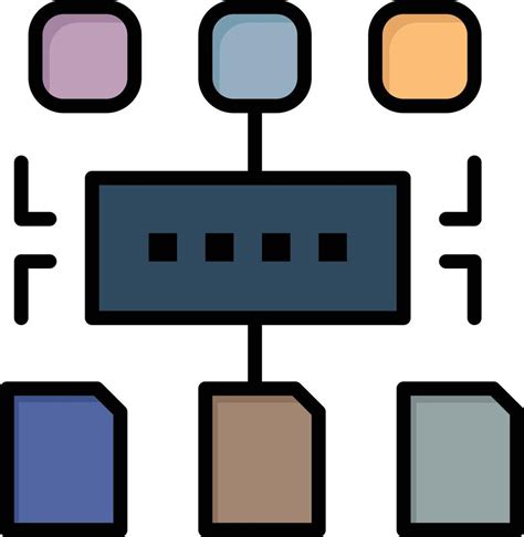 Algorithm Program User Document Flat Color Icon Vector Icon Banner