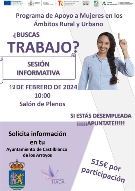 Jornada Informativa Sobre El Nuevo Programa De Apoyo A Mujeres En Los