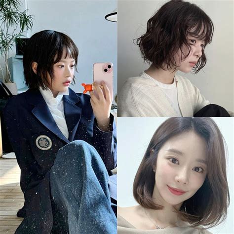 2024 여자 짧은단발펌 단발 C컬펌 헤어스타일 모음 네이버 블로그