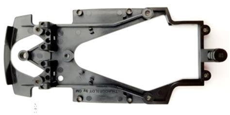 Thchs002b Lola Spyder Chassis Black Standard Clover Leaf Racing