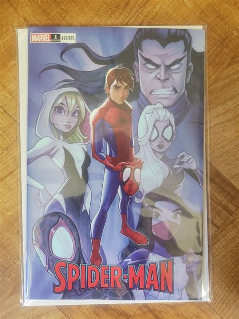 Spider Man 1 Chrissie Zullo Nycc Excl Virgin Variant Ultimate Fall Out