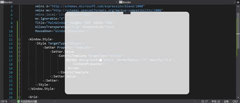 WPF 创建无边框的圆角窗体 Mr Cat 博客园