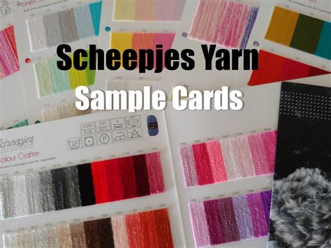 Color Card Scheepjes Knitting Yarn Thread Yarn Sample Card Catona