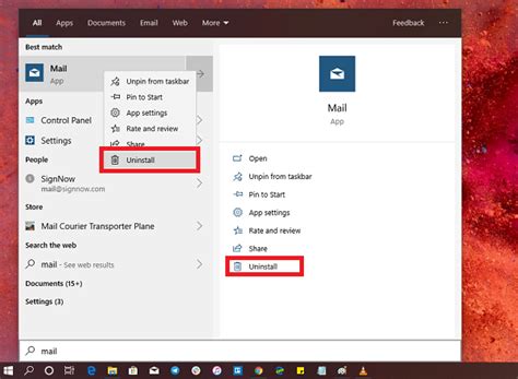 how to uninstall and remove mail app windows bulletin