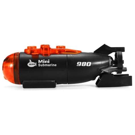 Mini Micro Radio TÉLÉCommande RC Navire Sous Marin Bateau Avec LumiÈRe LED Cadeau De Jouet