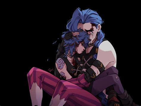 Jinx Arcane Jinx And Isha League Of Legends And 1 More Drawn By