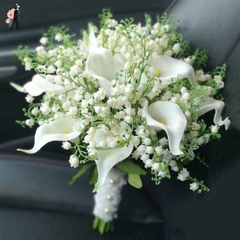 Wedding Bulaklak Artificial Brides Flower Hand Tied Bouquet Welove