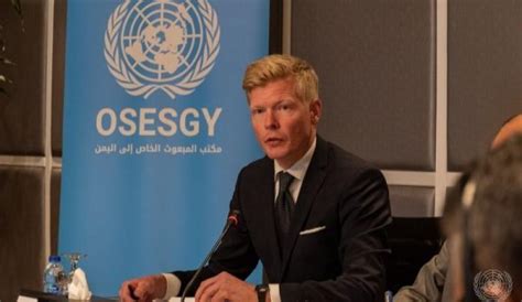 إعلان للمبعوث الأممي عقب مباحثات بشأن إنهاء الحرب في اليمن المشهد اليمني