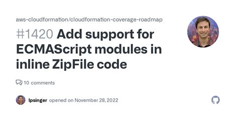 Add Support For Ecmascript Modules In Inline Zipfile Code · Issue 1420