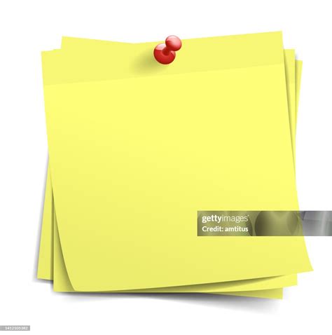 Postit Notes Group High Res Vector Graphic Getty Images
