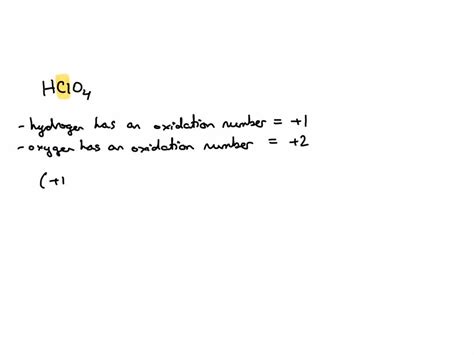 Solved The Oxidation Number For The Chlorine Atom In The Mg Clo3 2 Is 5