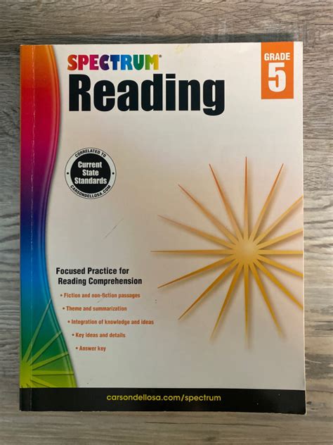 Spectrum Reading Grade 5 Workbook – Homeschool Central