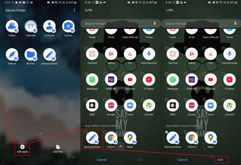Customizing Secure Folder Candid Technology
