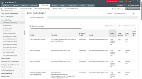All Windows Servers Fim Printers Change Audit Reports Adaudit Plus