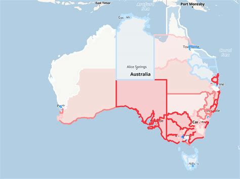 Federal Electorate Map By Seatbeat · Maphub