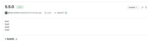 Feat Relese Note Support Multiline By Bxb100 · Pull Request 6 · Loki