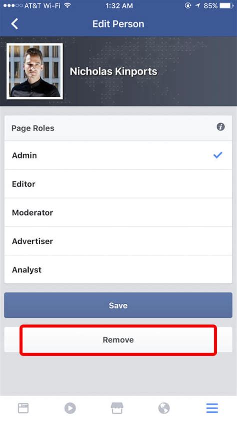 How To Remove Yourself As A Facebook Page Admin Using The App