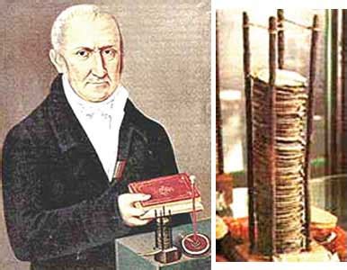 Alessandro Volta Inventor Of The Electric Battery 1745 1827 Inmesol