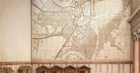 Reconstruction Of The Monumental Map Of Ancient Rome Forma Urbis Romae