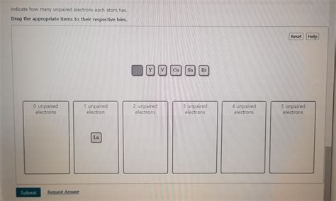 Solved Indicate How Many Unpaired Electrons Each Atom Has