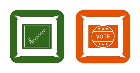 Checkbox And Vote Sticker Icon 32882833 Vector Art At Vecteezy
