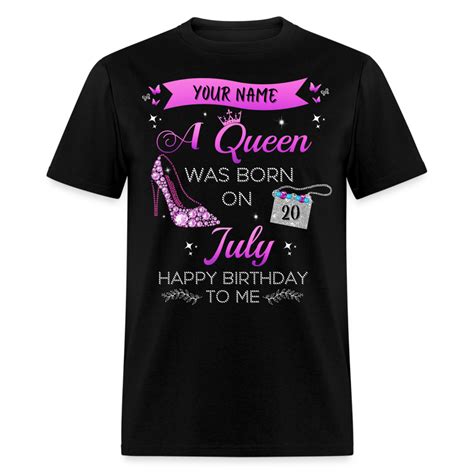Personalizable July Birthday Unisex Shirt Zuri Luna
