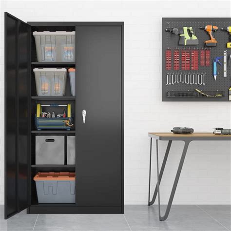 72 Metal Storage Cabinetlarge Space Lockable Steel Storage Cabinet