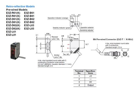 E3z D82k M3j 03m Omron Industrial Automation
