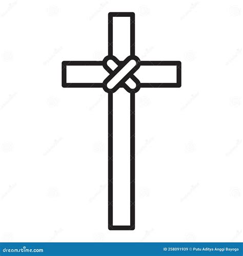 Simple Cross Icon Stock Vector Illustration Of Design 258091939