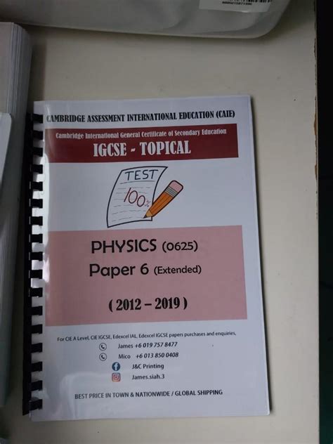 Physics Igcse Topical Questions And Answer Hobbies And Toys Books