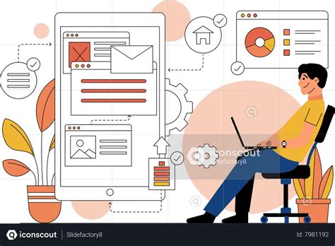 Designer Test Framework Ui Illustration Free Download Design And Development Illustrations