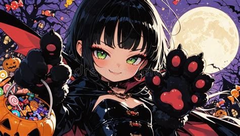 Girl Neko Vampire Stock Illustrations 8 Girl Neko Vampire Stock