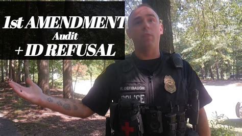 1st Amendment Audit And Id Refusal Youtube