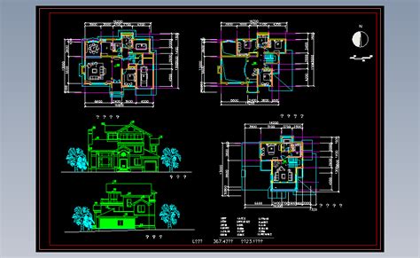 某住宅户型平面设计图 Autocad 模型图纸下载 懒石网