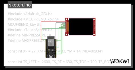 pantalla tlf wokwi esp32 stm32 arduino simulator