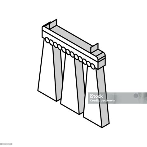 여러 가지 빛깔의 콘서트 조명 아이소 메트릭 아이콘 벡터 일러스트 레이 션 0명에 대한 스톡 벡터 아트 및 기타 이미지 0명 건물 정면 건축 Istock