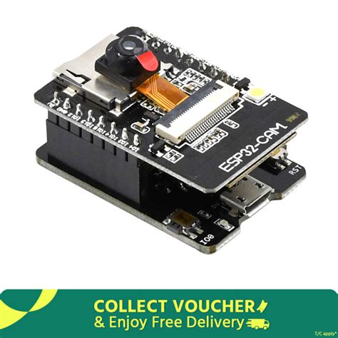 Esp32 Cam With Programming Base Board Combo Wifi And Bluetooth