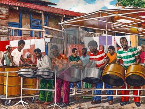 Steelpan By David Moore Our Caribbean Art Jamaica Culture Art