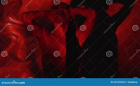 Panic Attack Silhouette Female Portrait Stress Stock Footage Video Of
