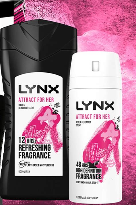 Skin Attract For Her Bodyspray And Body Wash Duo T Set 2pk Lynx