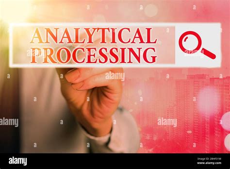 word writing text analytical processing business photo showcasing