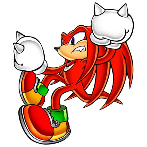 The Video Game Art Archive Artwork Of Knuckles From ‘sonic Adventure