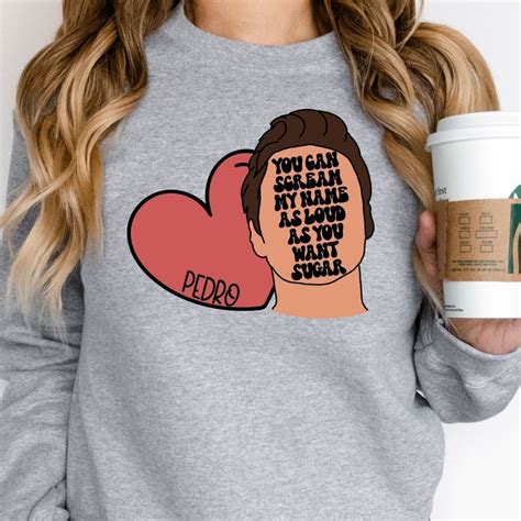 Pedro Pascal PNG Bundle For Sublimation Digital Stickers Scream My Name As Loud As You Want Png