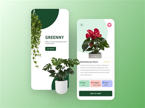 Plant Shop Mobile App Design Ios Android Ux Ui Designer By Nadia Ferdowsi Mukta On Dribbble