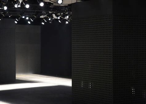 Cullen Projects Builds Perforated Boxes For Menwear Catwalk
