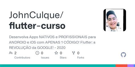Github Johnculque Flutter Curso Desenvolva Apps Nativos E Profissionais Para Android E Ios