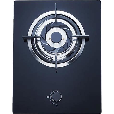 Plaque de Cuisson Gaz Plaque de Cuisson à gaz en Verre Noir de cm de Large Plaque de Cuisson