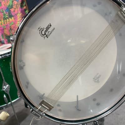 Gretsch Progressive Jazz Max Roach Model Snare Drum Green Reverb