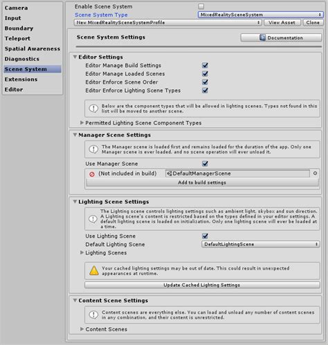 Mixed Reality Toolkit プロファイル設定ガイド Mixed Reality Toolkit Documentation